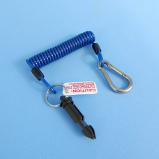 BREAKAWAY COIL CABLE W/H PIN AND RELEASE CLIP