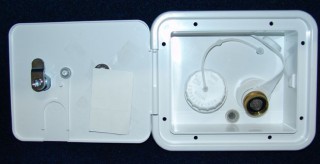 Dual Lockable Water Filler W/Plastic Valve