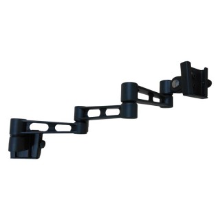 SPHERE S2 BLACK TRIPLE ARM TV BRACKET